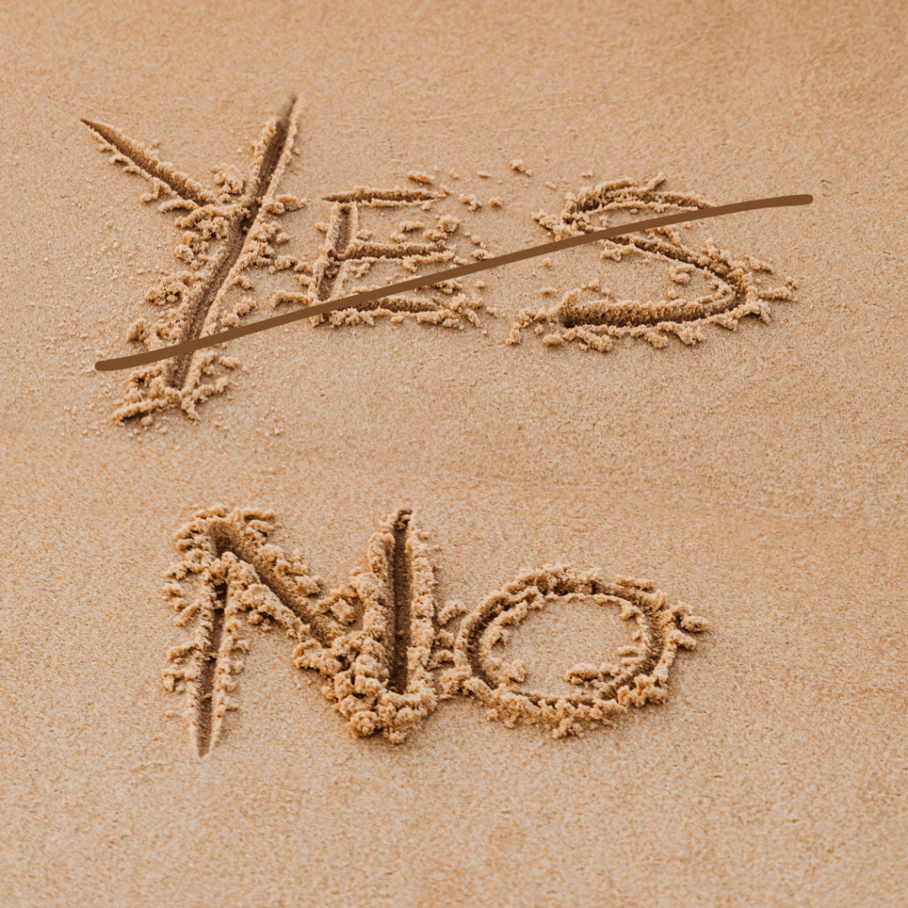 Don't forget: you have the right to change your mind!